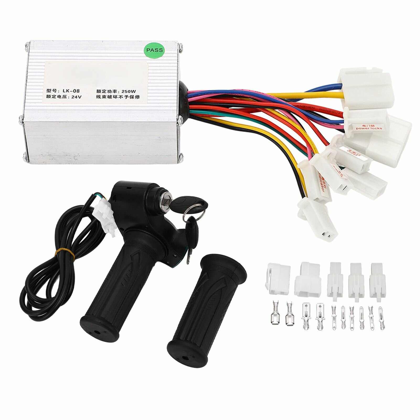 Комплект контроллера 24V 250W с ручкой дросселя twist-grip