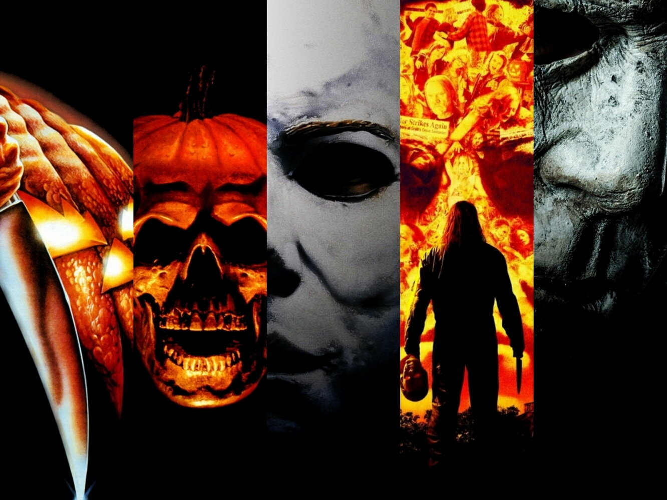 Плакат, постер **Хэллоуин, Halloween, 1978** на бумаге, размер 21х30см