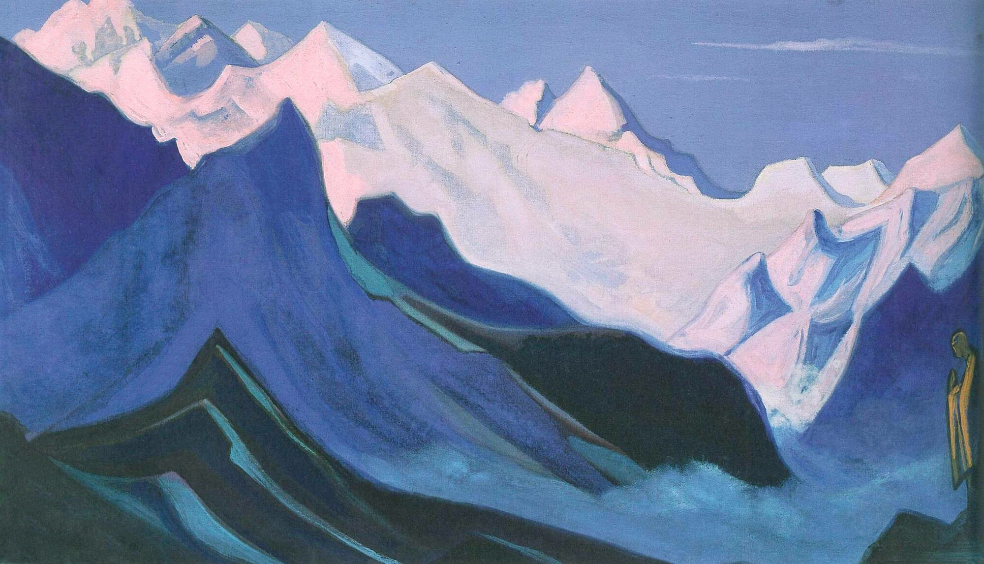 Картина Рериха Николая Лахул 80х45 см