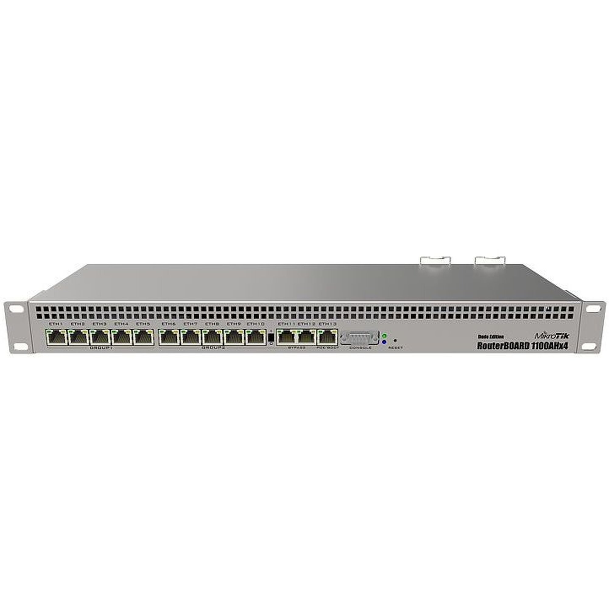 Роутер MikroTik RB1100AHx4 Dude Edition, серый, проводное подключение