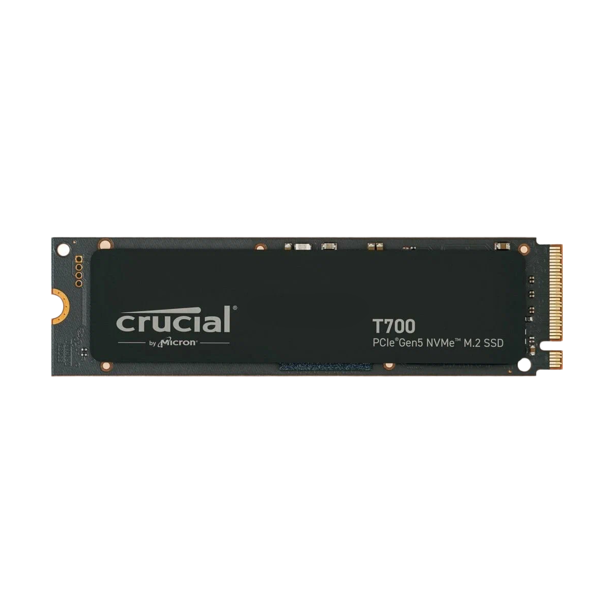 Внутренний SSD накопитель Crucial T700, 4 ТБ, M.2 2280 (CT4000T700SSD3) черный, PCIe Gen 5.0 x4, NVMe 2.0