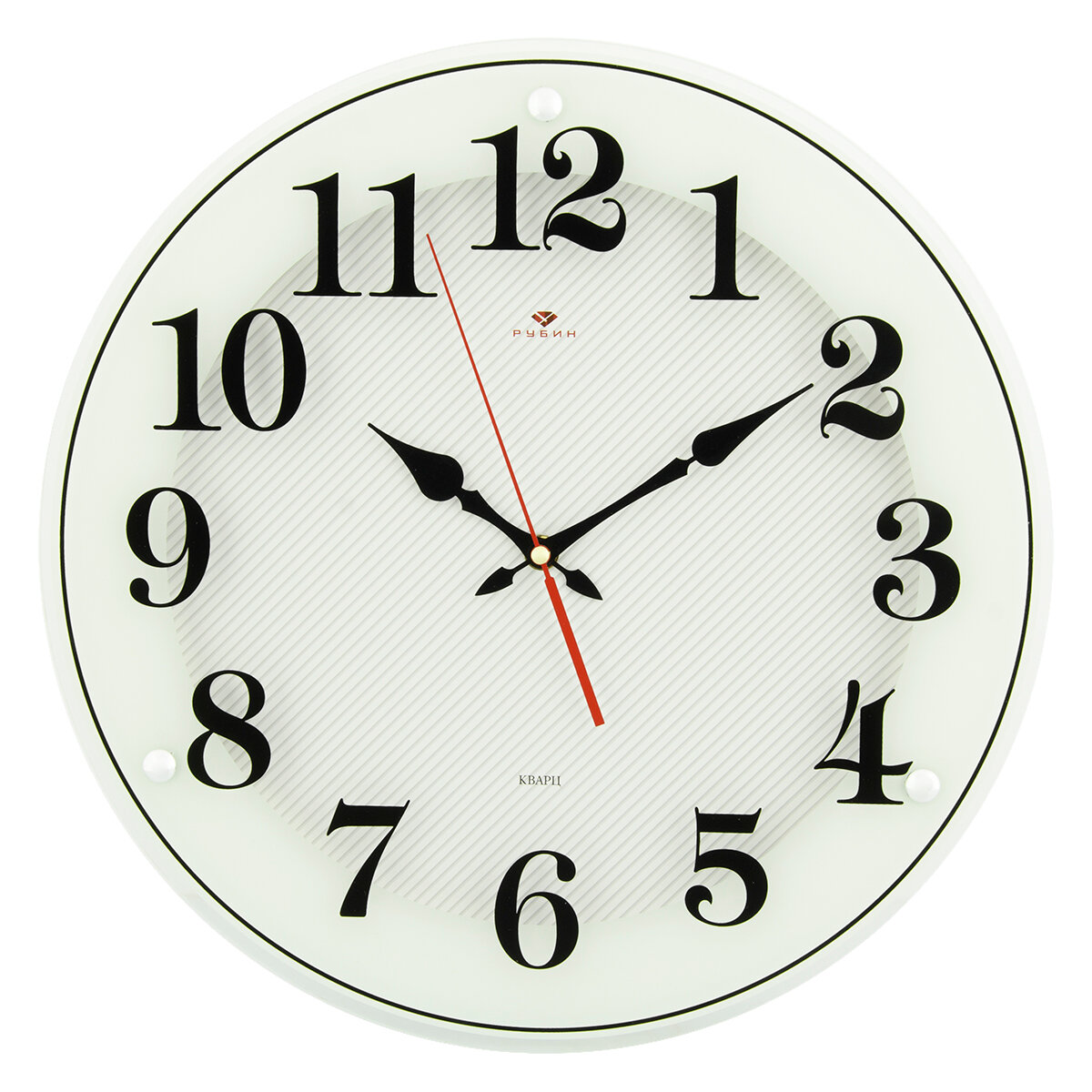 Часы настенные "Рубин" 4040-1241W (40х40)