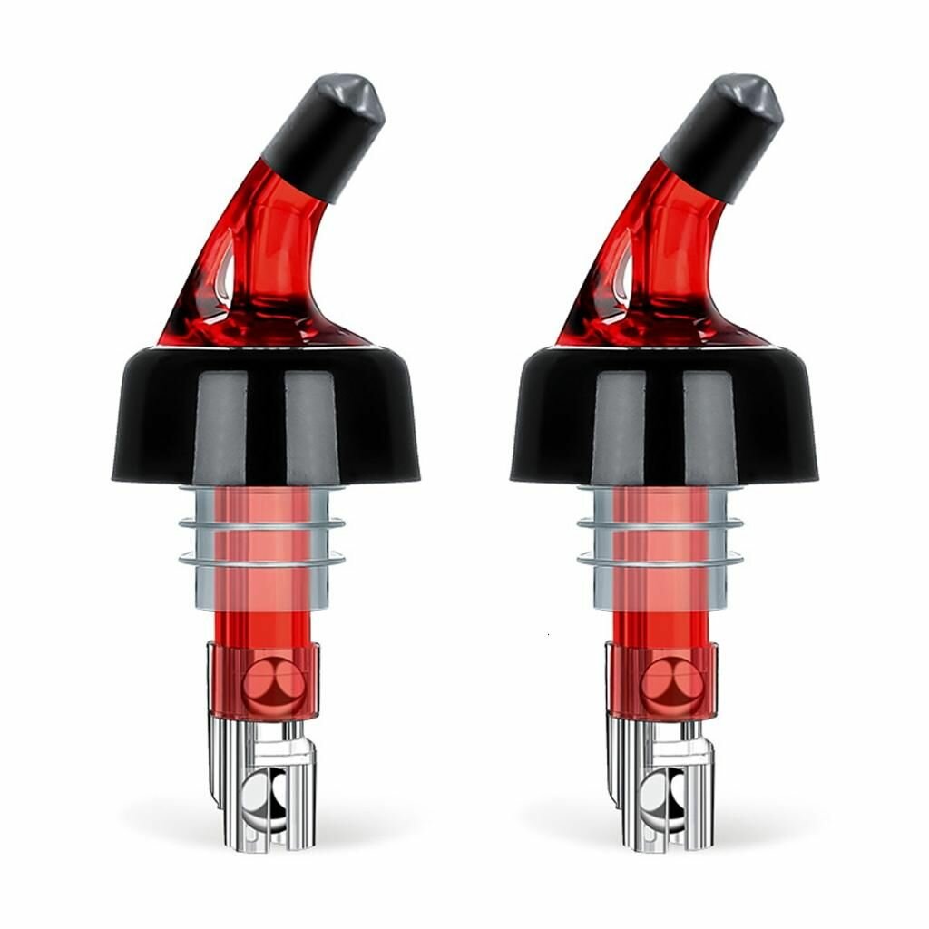 2 шт. Кухонный дозатор жидкости 30 мл, носик для вина и ликера, красный