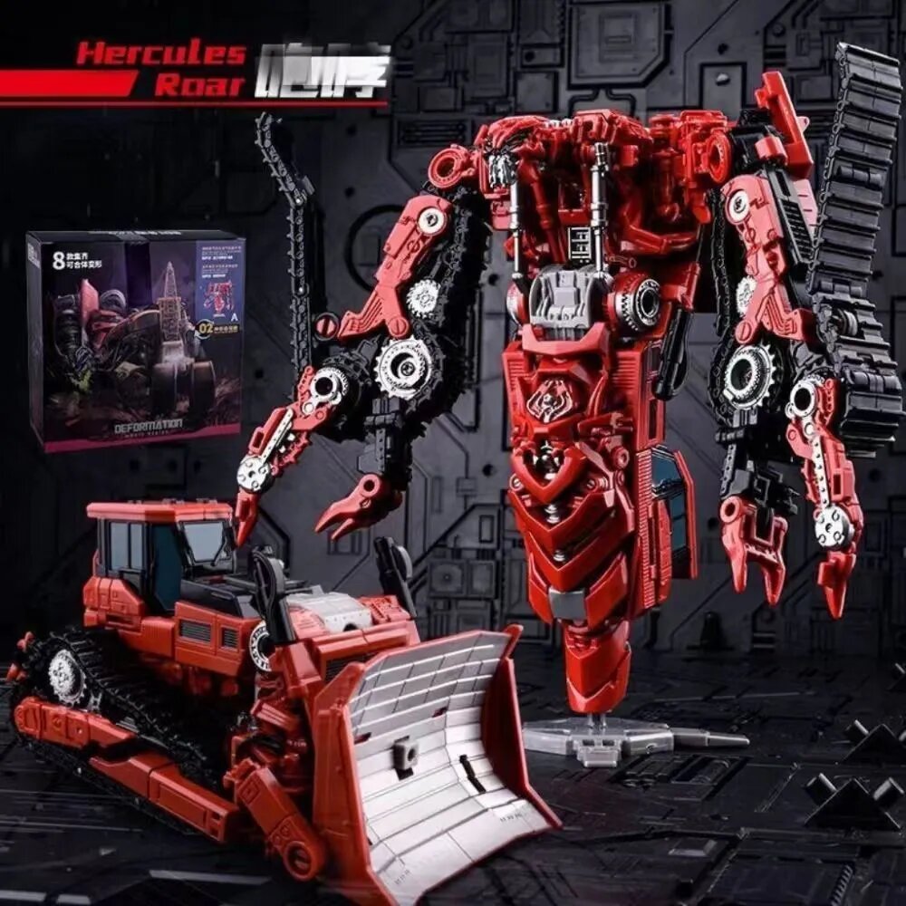 Трансформер KIBVE игрушки Девастатор 18см Строительная техника