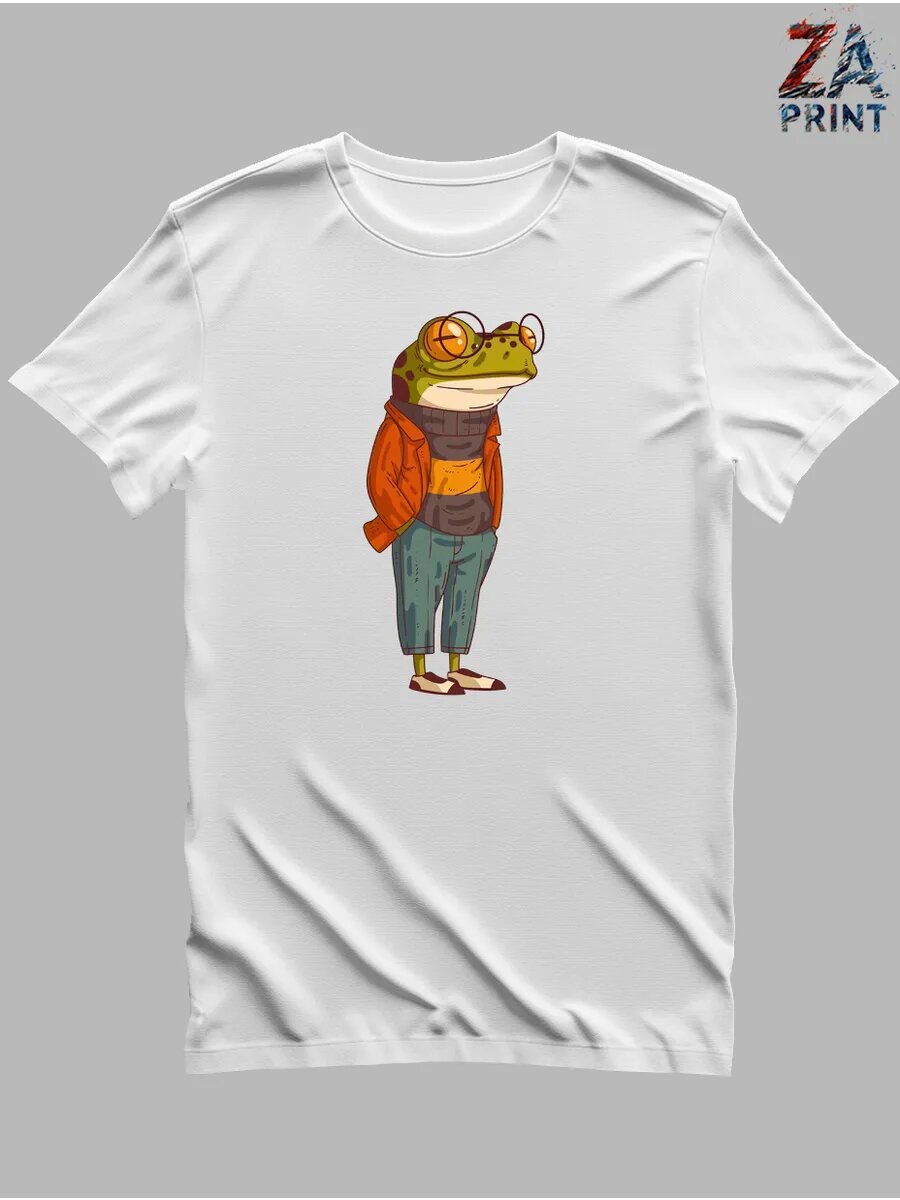 Футболка классическая с лягушка