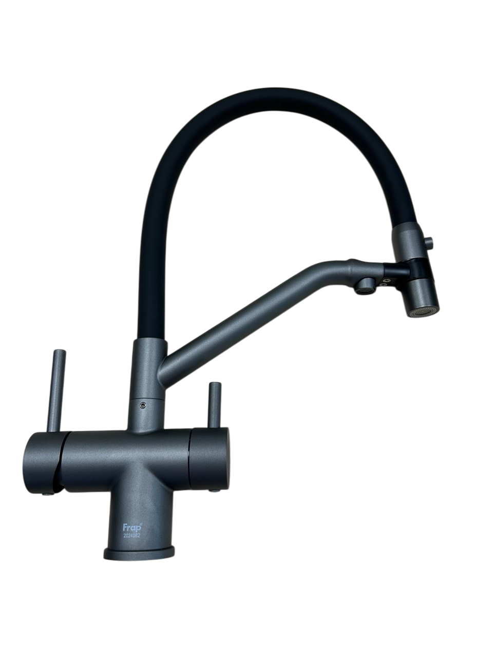 Смеситель для кухни FRAP F43557-7 графит, с выходом под фильтр