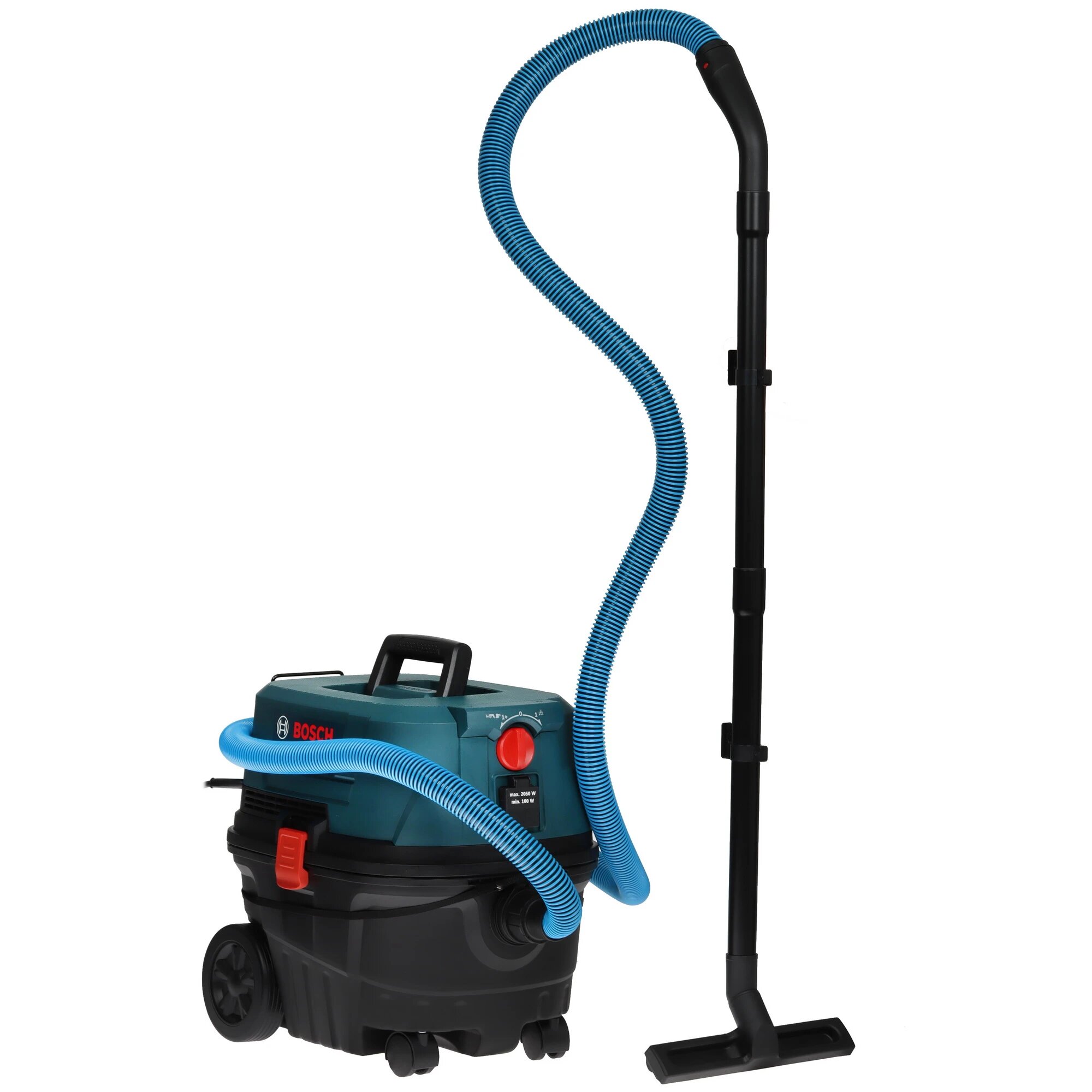 Пылесос строительный Bosch GAS 12-25 PL, 1250 Вт, бак 21 л, HEPA-фильтр, встроенная розетка с функцией автостарта, синий