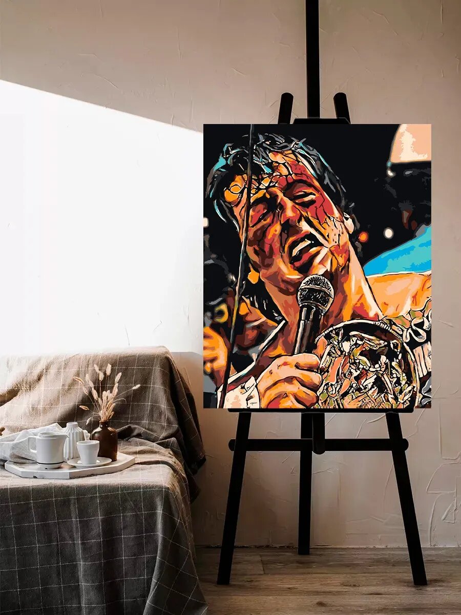 Картина по номерам Сильвестр Сталлоне Рокки Спорт Актер