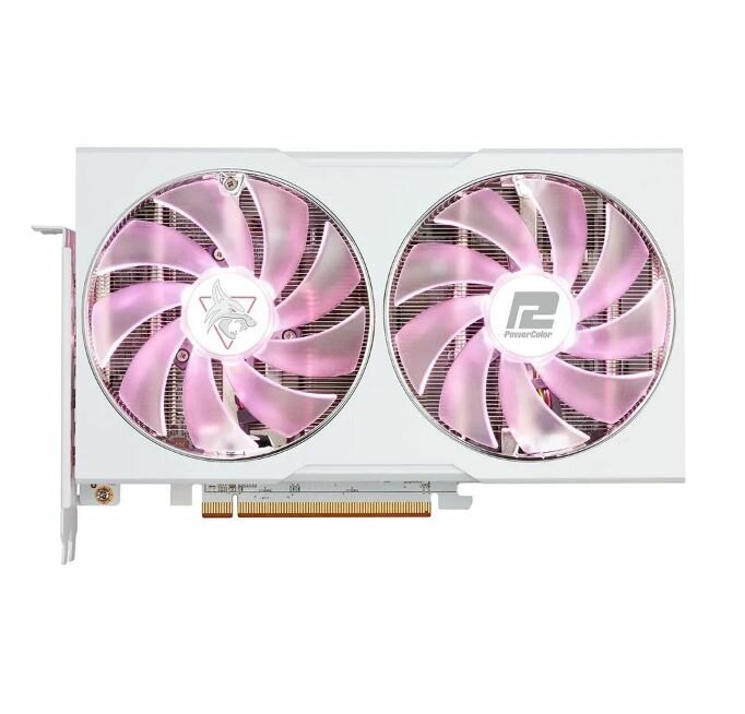 Видеокарта PowerColor AMD Radeon RX 6650XT Hellhound Sakura OC (AXRX 6650XT 8GBD6-3DHLV3/OC) - PCI Express 4.0, 8 ГБ, GDDR6, 128 бит, HDMI, DisplayPort, GPU 2410 МГц