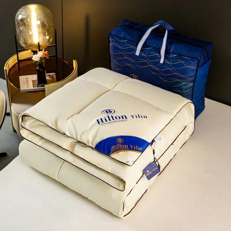 Hilton Одеяло Двуспальный 180x200 см, Летнее, с наполнителем Лебяжий пух, комплект из 1 шт