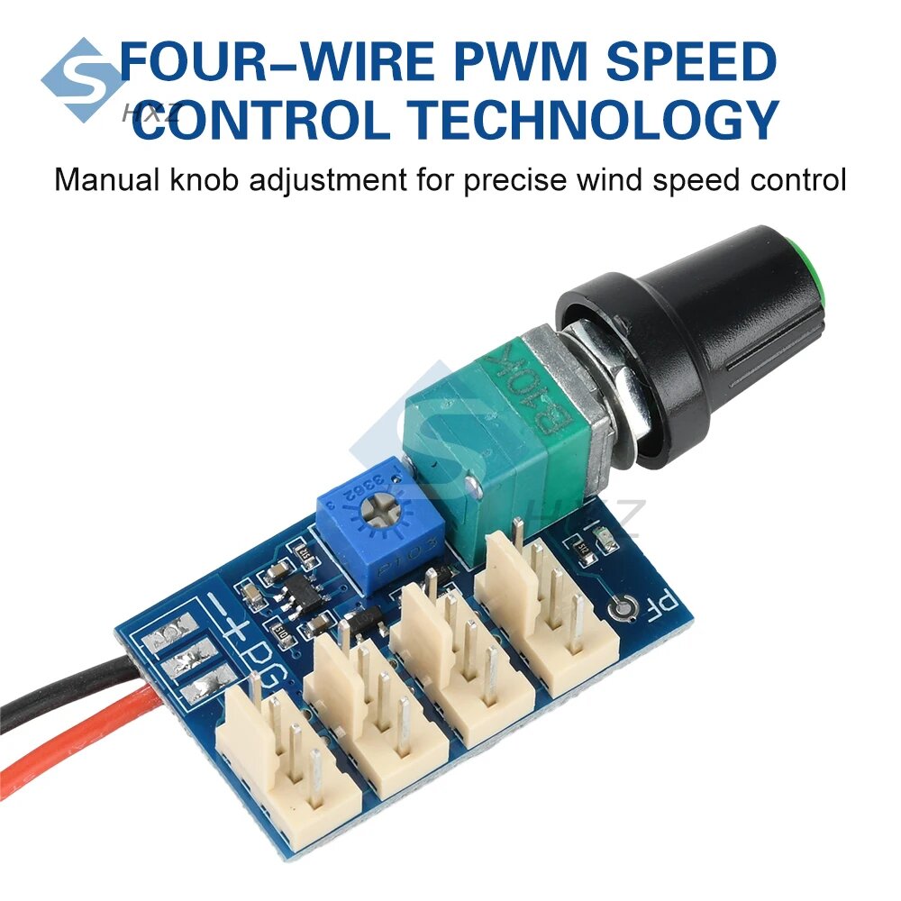Контроллер PWM для вентиляторов ПК, 12V, 3P Plug Wire — фото 1