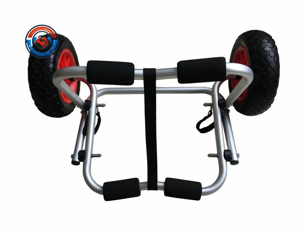 Тележка для SUP доски и каноэ, складная алюминиевая тележка-переноска с быстросъёмными колёсами, длина 5-6 м, до 50 кг, удобная транспортировка надувных досок и байдарок