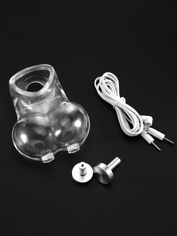 Мощный электростимуляционный секс-массаж - игрушки для полового члена, мошонки, яичек