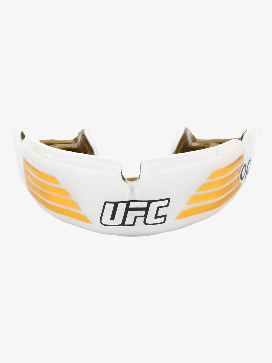 Профессиональная капа Opro Instant Custom-Fit UFC Gold/White