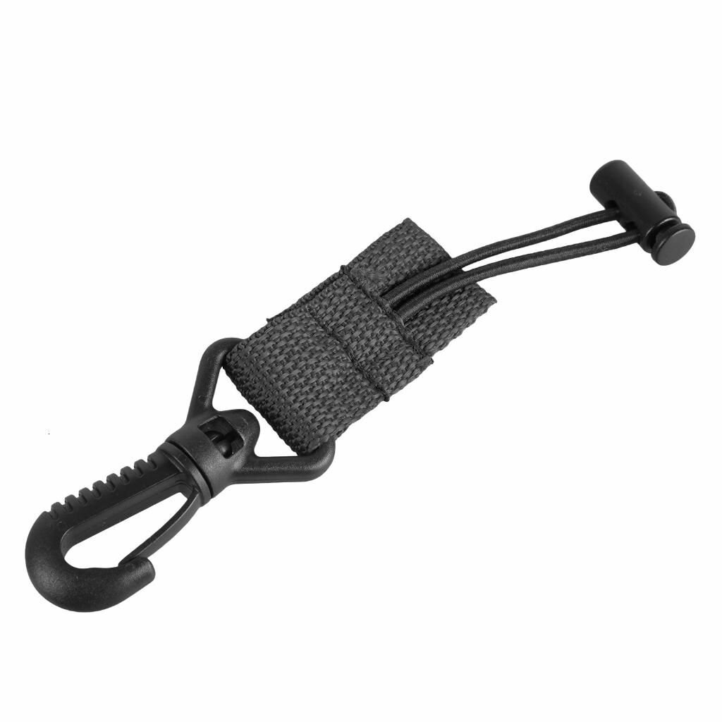 Силиконовый держатель загубника для дайвинга и подводного плавания, Черный