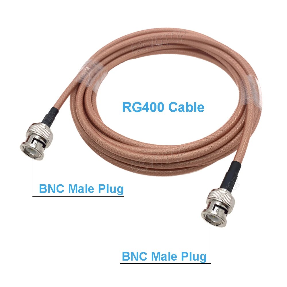 BEVOTOP RG400 коаксиальный кабель BNC-BNC 50 Ом 30CM, BNC M to BNC M