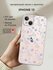 Чехол на Apple iPhone 13 / Айфон 13 с принтом "Сиреневые розы паттерн", прозрачн...