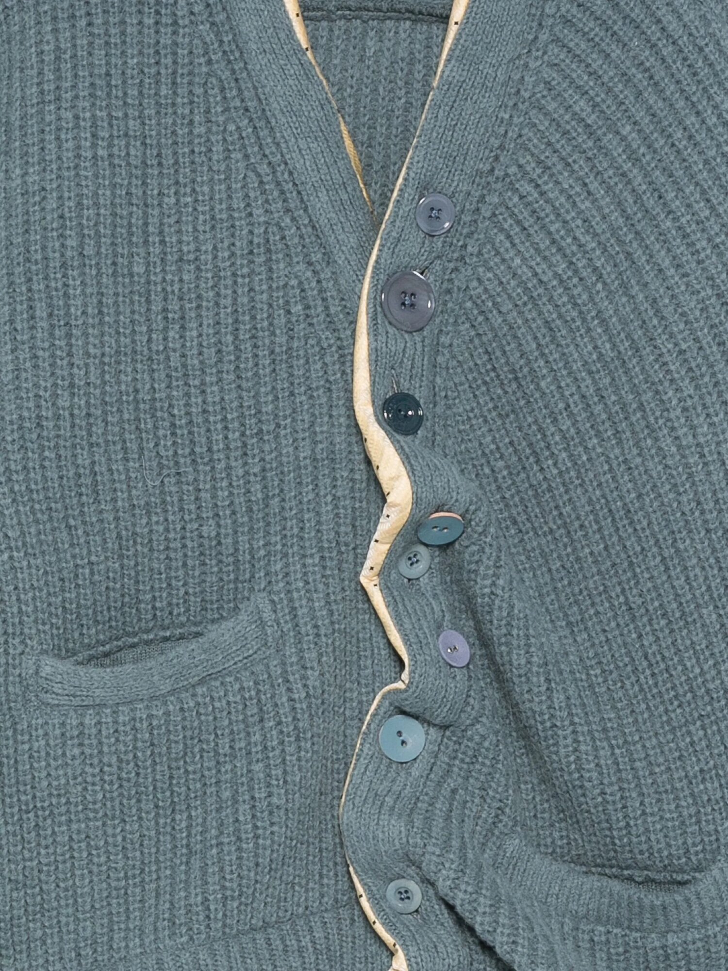 Кардиган Undercover Asymmetric cardigan, размер 44, синий — фото 1