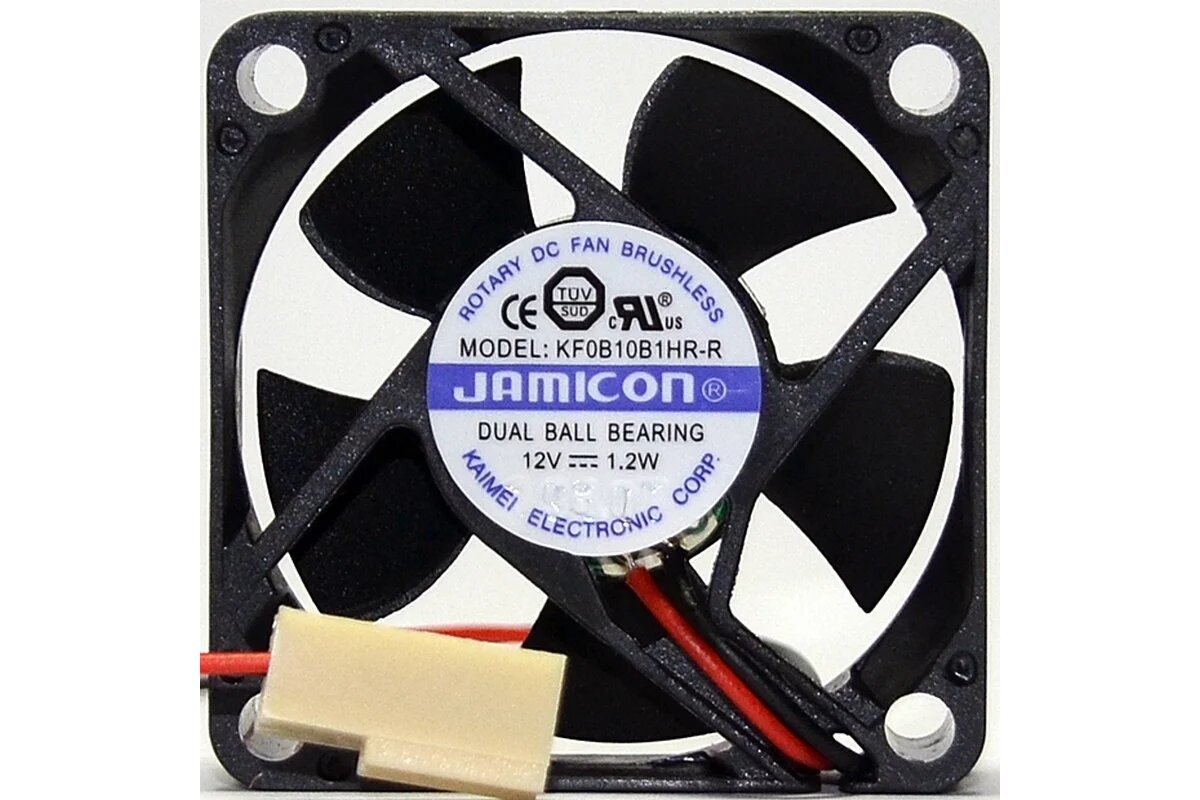 JAMICON KF0B10B1HR 35x35x10 мм вентилятор 12В с разъемом TKP2510-2, C00037252
