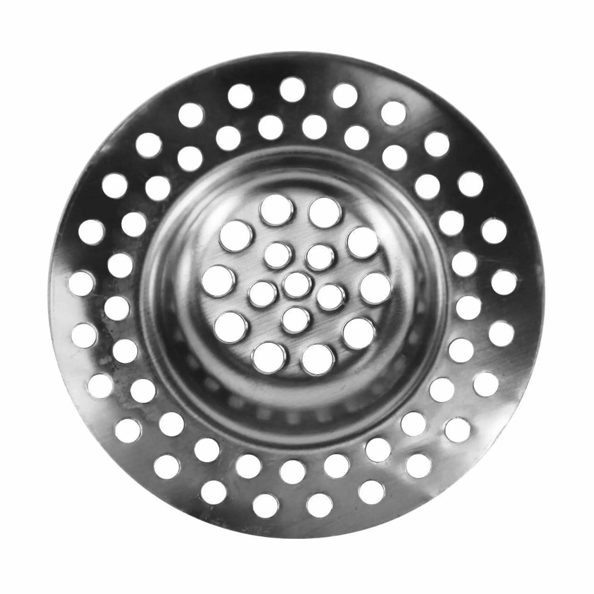 Ситечко для мойки из нержавеющей стали цвет хром, кухонный фильтр для посуды