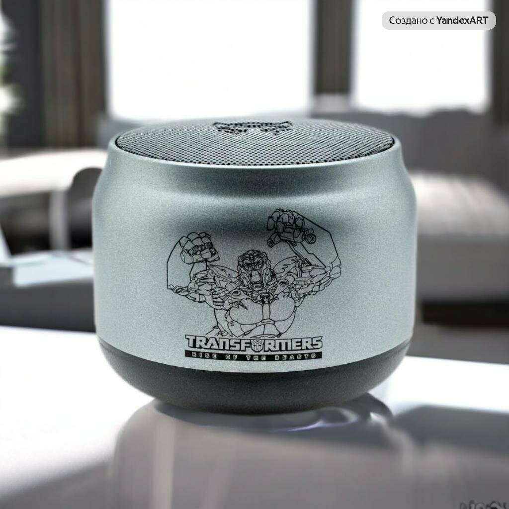 Колонка Bluetooth TRANSFORMERS TF-Y01, беспроводная, металлик