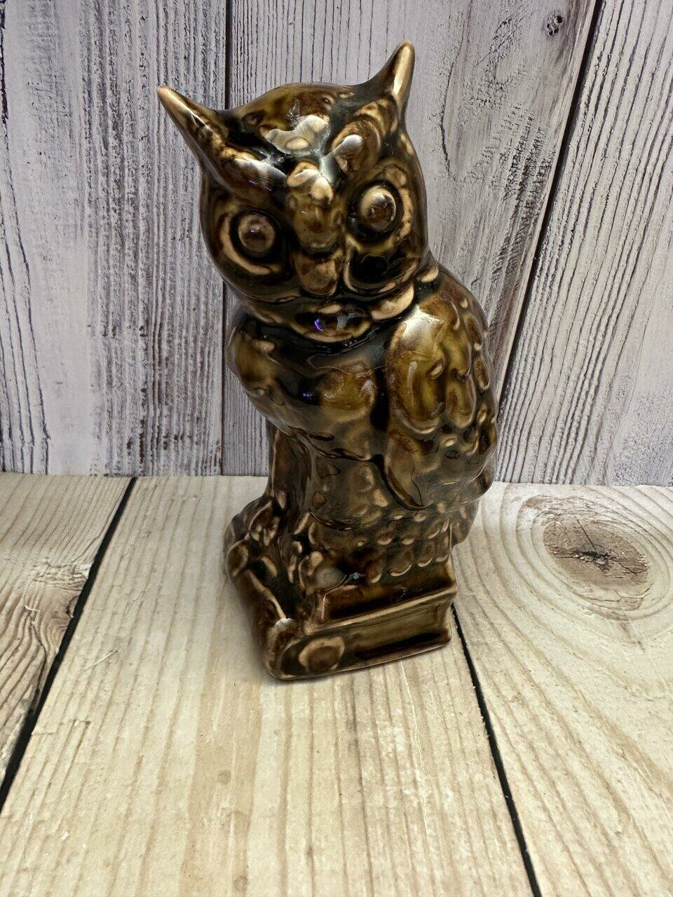 Статуэтка Учёная Сова Фарфор ссср 70 годы Винтажная Шикарная