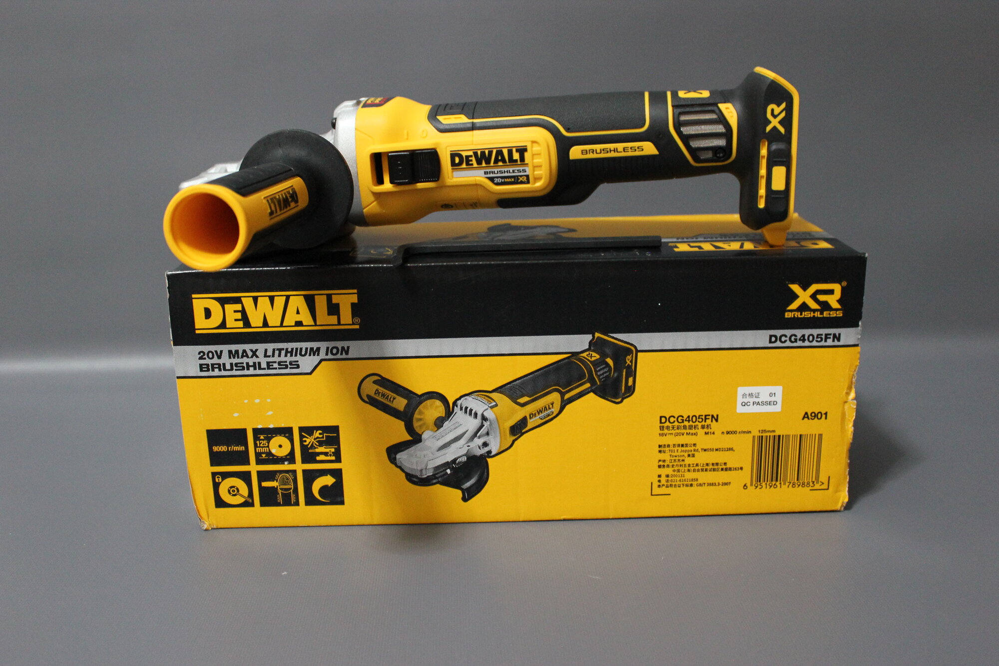Болгарка Dewalt dcg405fn