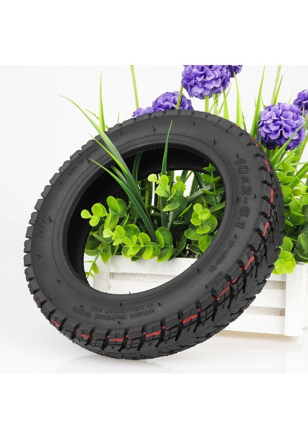 Шины Xiaomi Scooter 10x2-6.1, чёрные, ремонтопригодный внедорожный пылесос, совместимый с M365/pro/pro2/1s/lite, клапан в комплекте