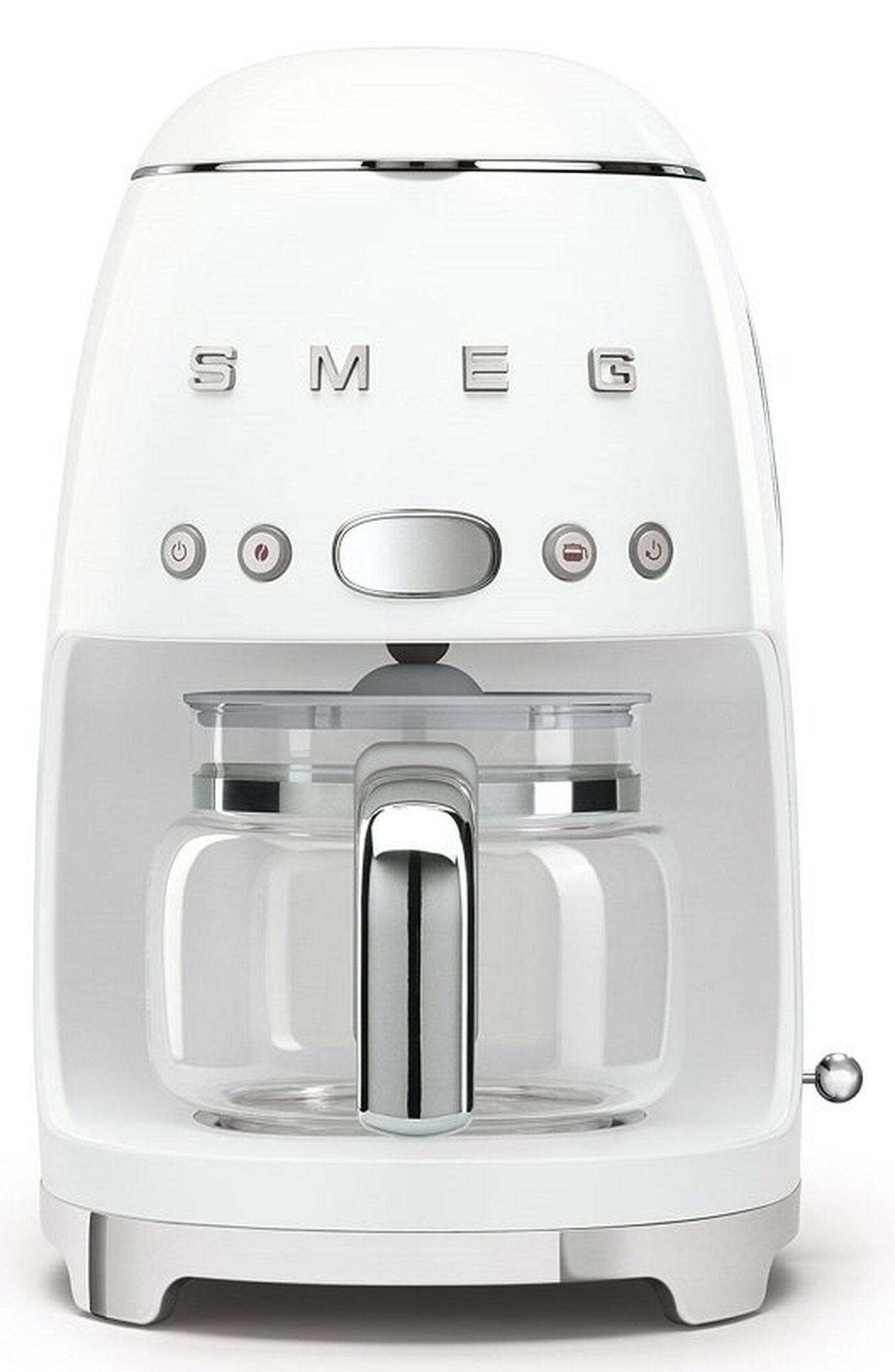 Кофеварка Smeg DCF02BLEU, капельная, 1050Вт, 1.4л, цвет белый