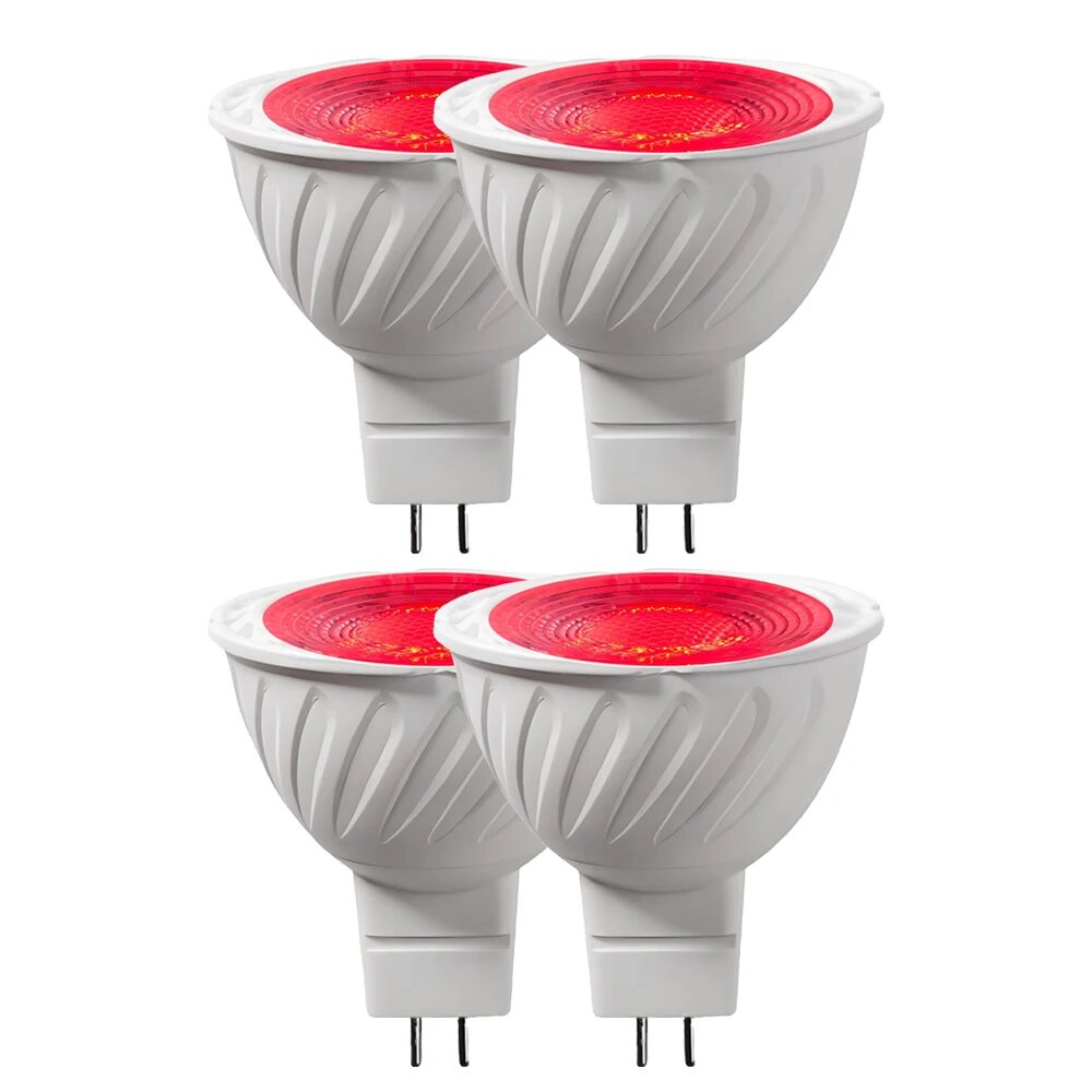 LED MR16 GU5.3 12В 5Вт Red