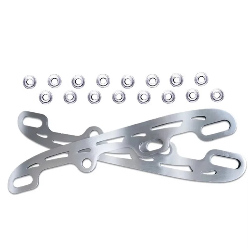 Лезвия для коньков BLACKON серебристые 253/290 мм L