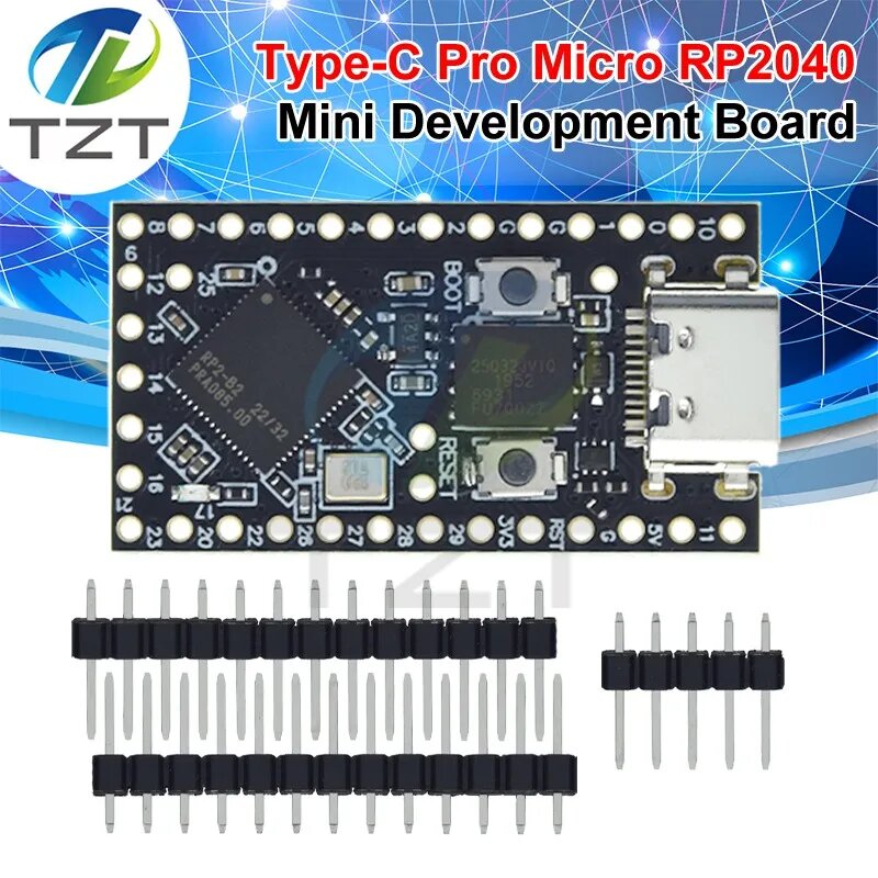 RP2040 Pro Micro Макетная плата 4МБ