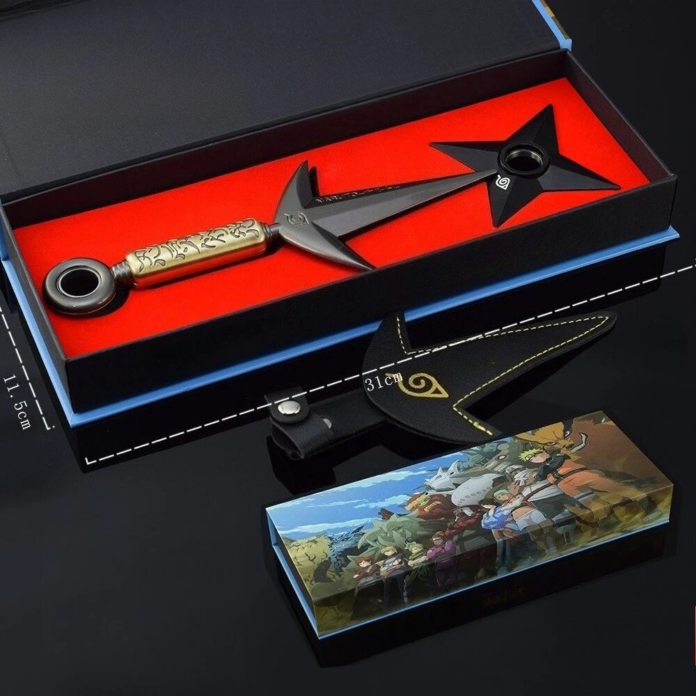Металлическая модель сюрикен Летающий гром Наруто Bandai 1