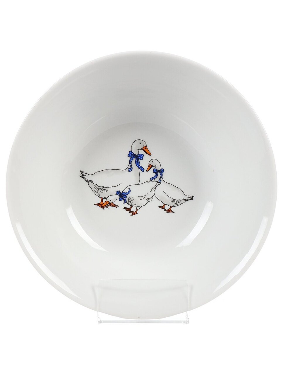 Сервировочный салатник Дулёвский фарфор Гуси новые