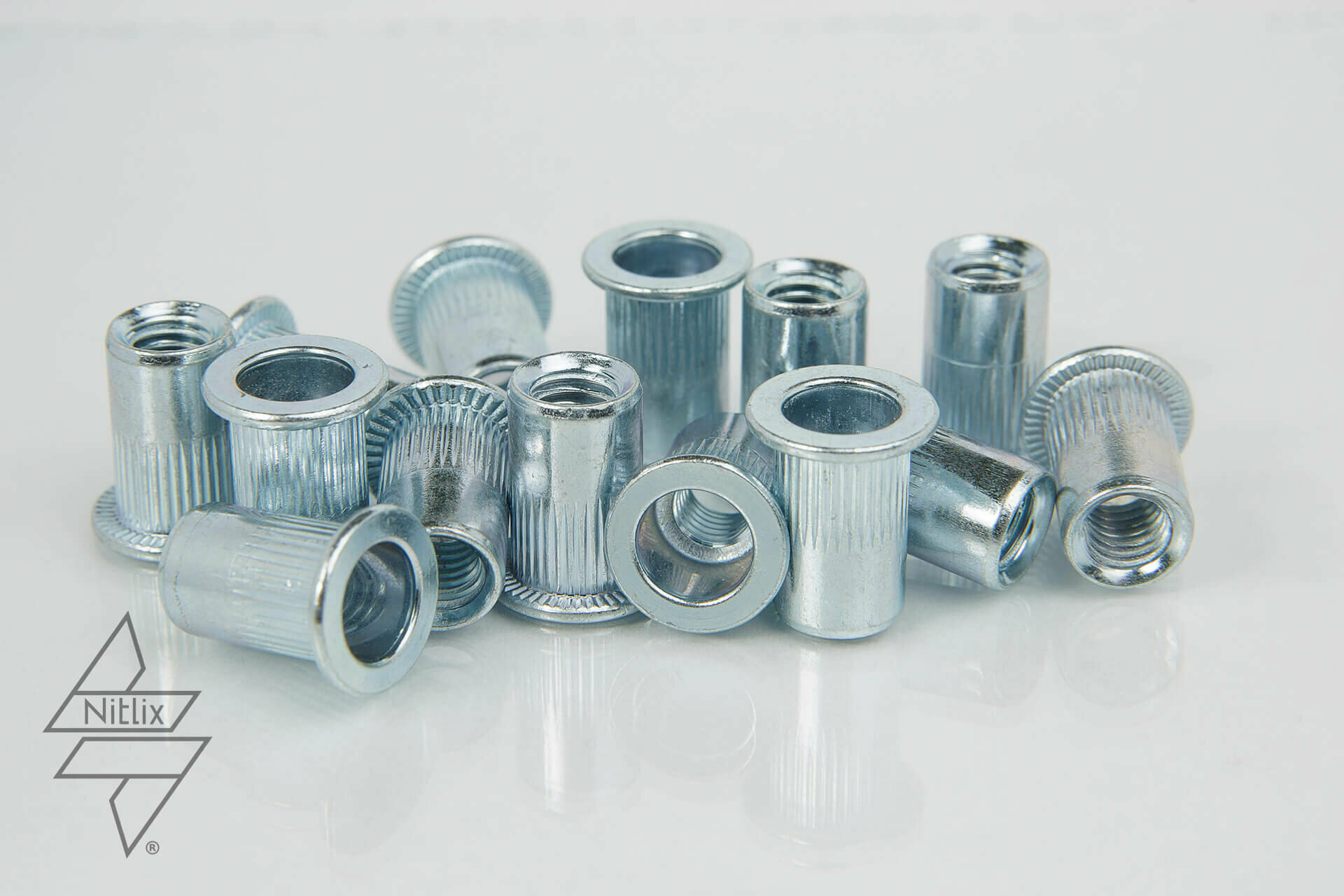 Гайка заклепочная NITLIX М4 стандартный борт L=11 (0,5-2,0) 2000 шт.