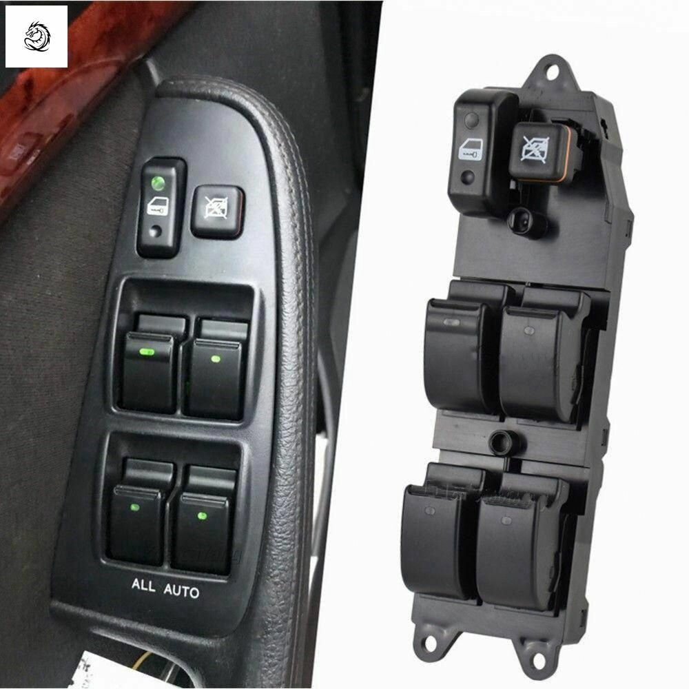Электрический переключатель стеклоподъемника для Toyota Avensis 2003-2008 с боковым управлением, совместимый с моделями T252, AZT250, ADT250 надежная замена для плавной работы окон
