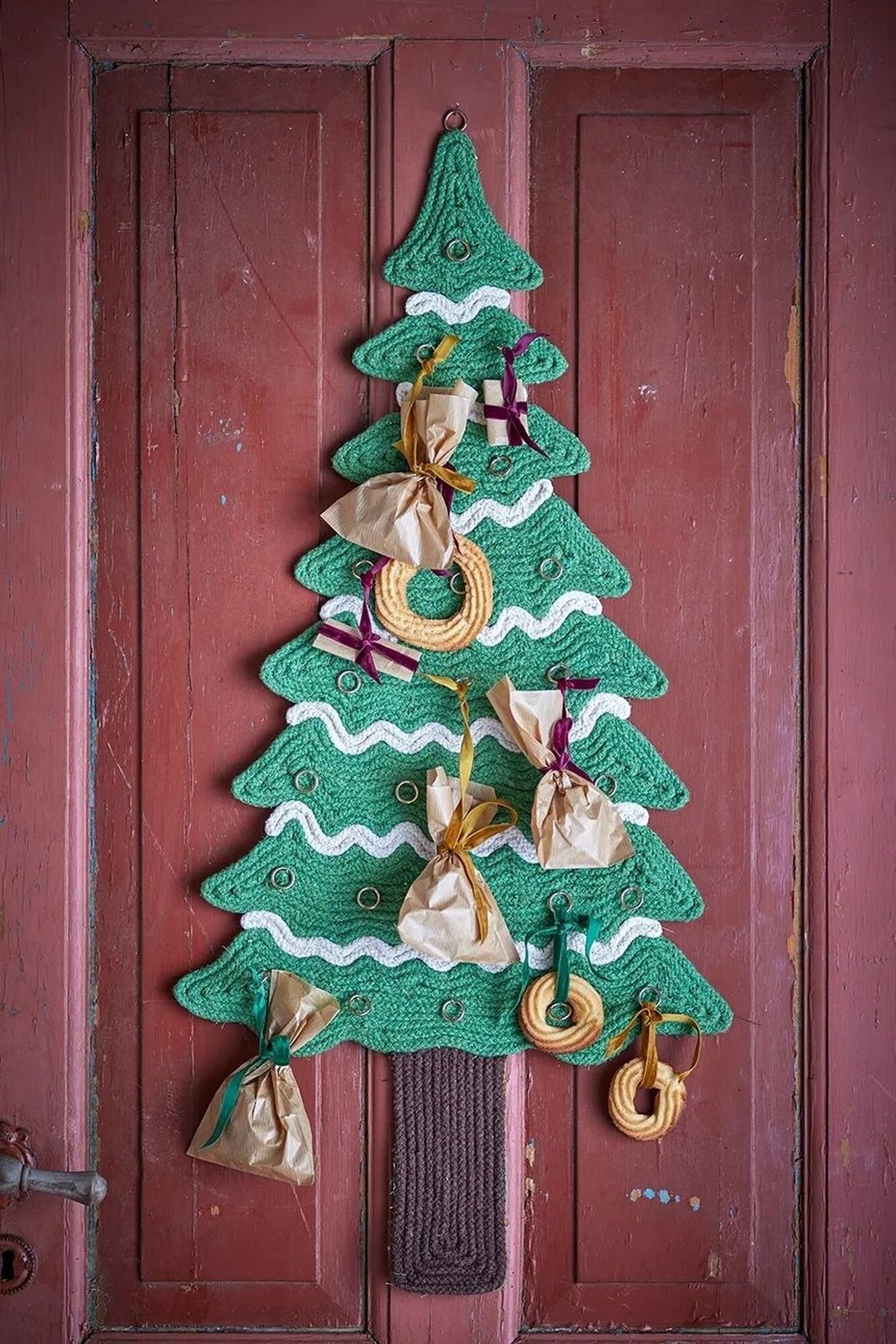 Рождественское украшение Bloomingville Douglas из хлопка, цвет зеленый, 90 x 45 см, 82068550