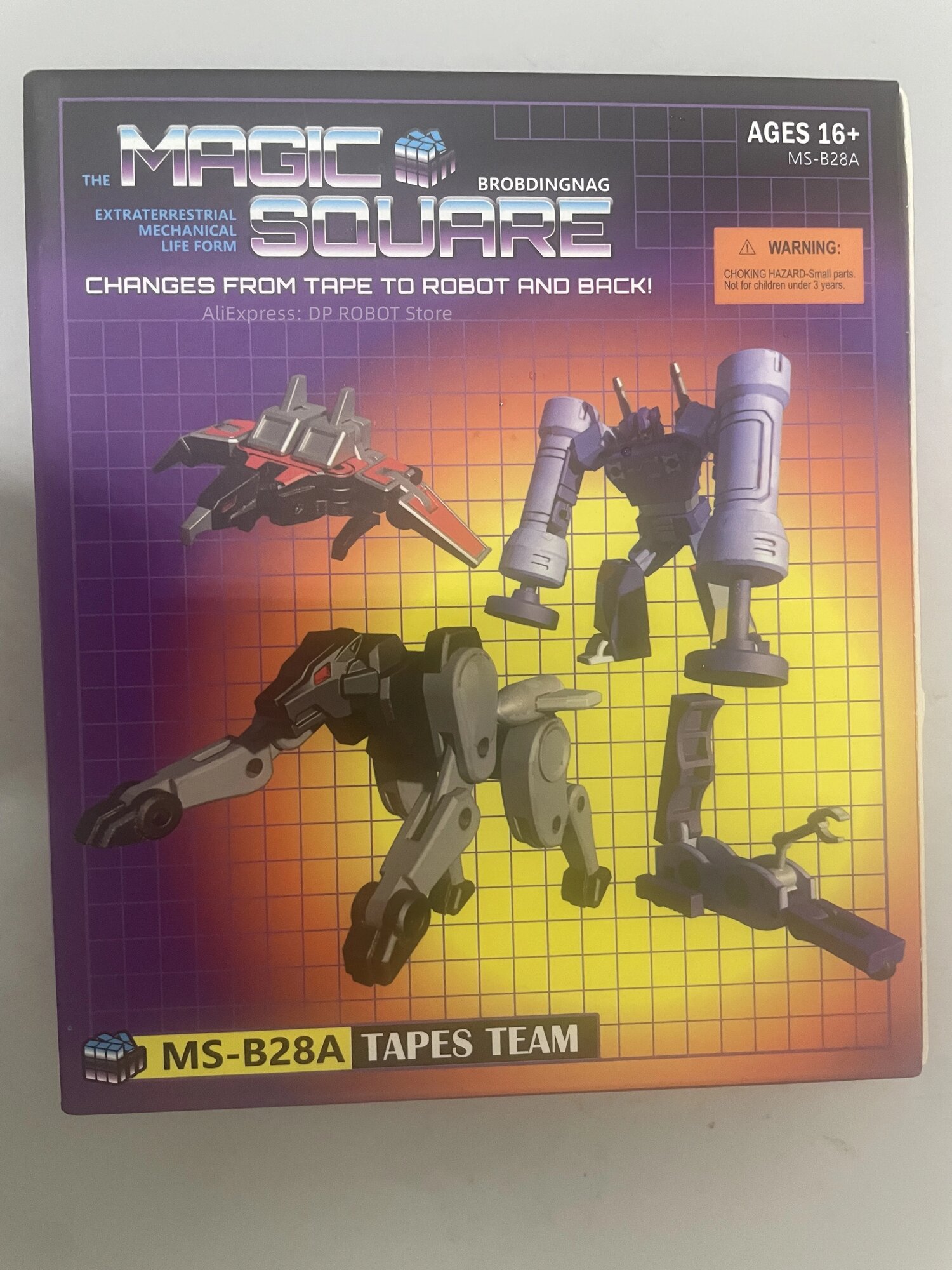 [В наличии] MS-TOYS Magic Square Transformation MS-B28A MSB28A Tapes Team Mini-Cassette Soundwave Spy Patrol Фигурка