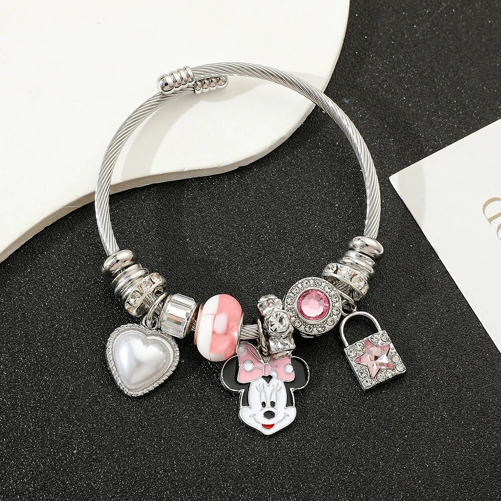 Браслеты-подвески Микки и Минни Маус MINISO Minnie Mouse