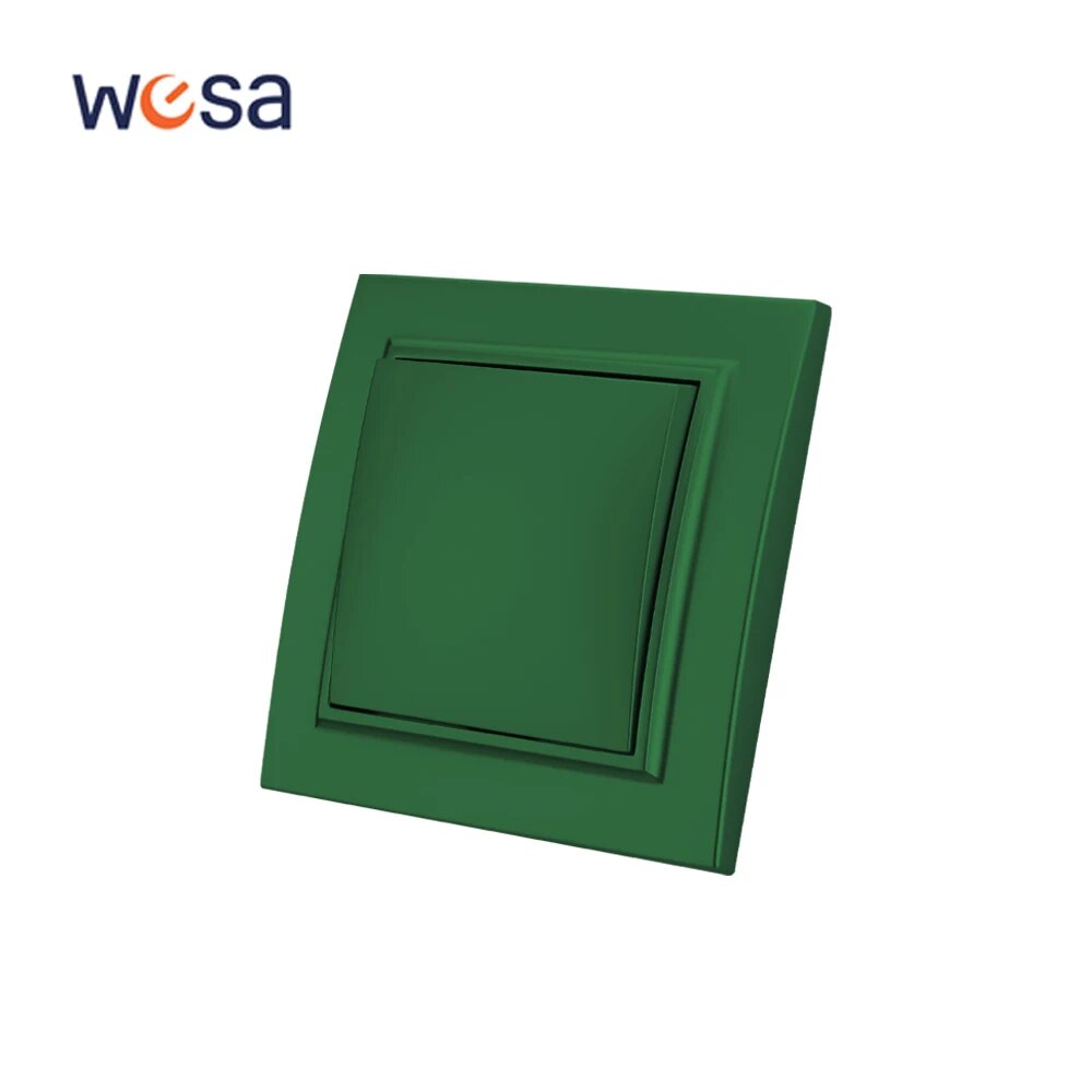 Зеленая настенная розетка WESA