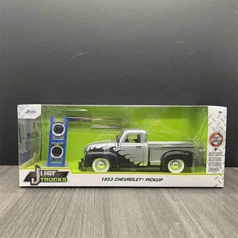 Jada 1953 Chevrolet Pickup 1:24 Car Model, Коллекционная модель машины для взрослых, Игрушечный автомобиль с звуковыми и световыми эффектами для детей
