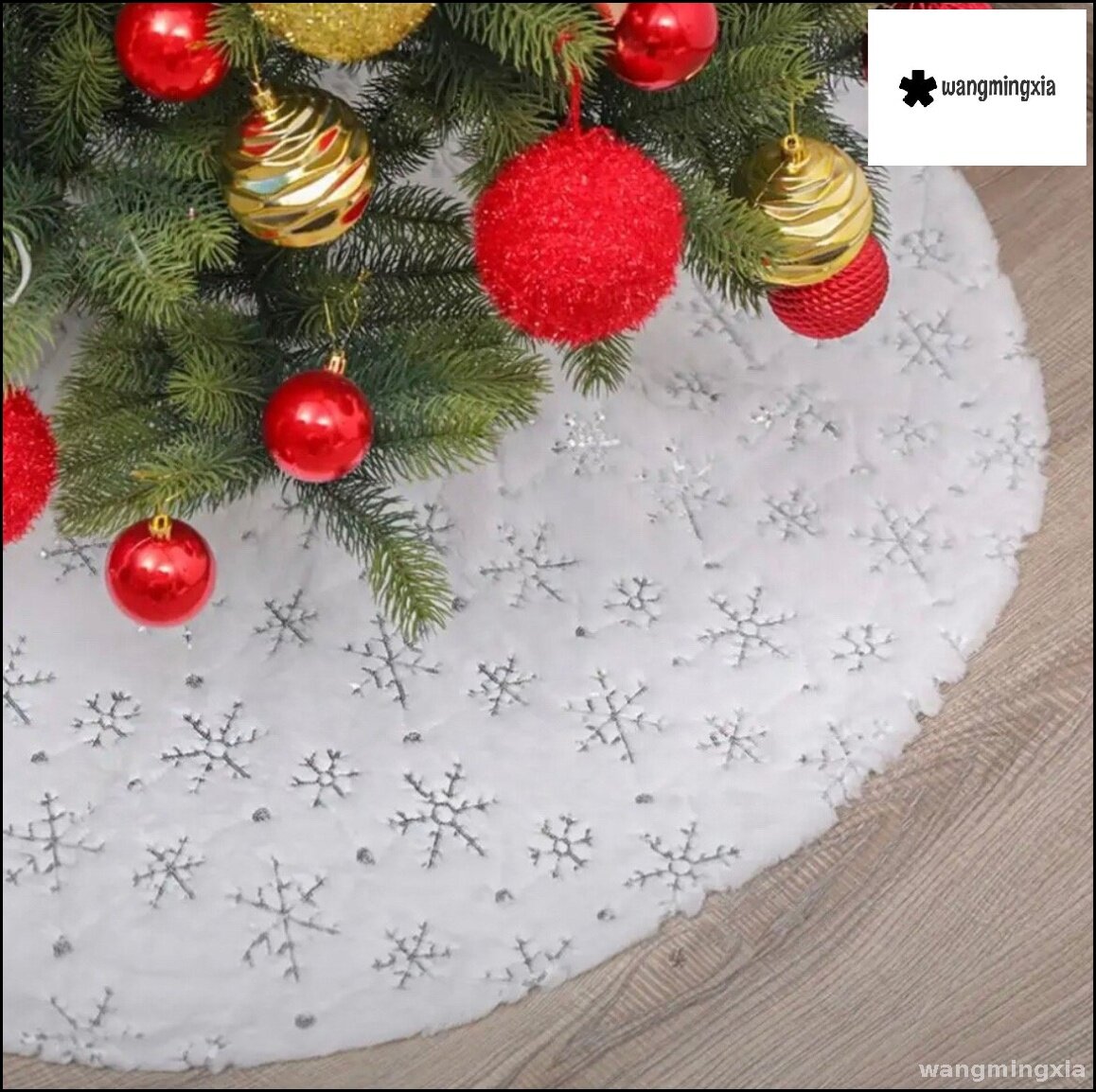 Эксклюзивный подставка для ели 120 см Снежинка, Юбка для рождественской елки