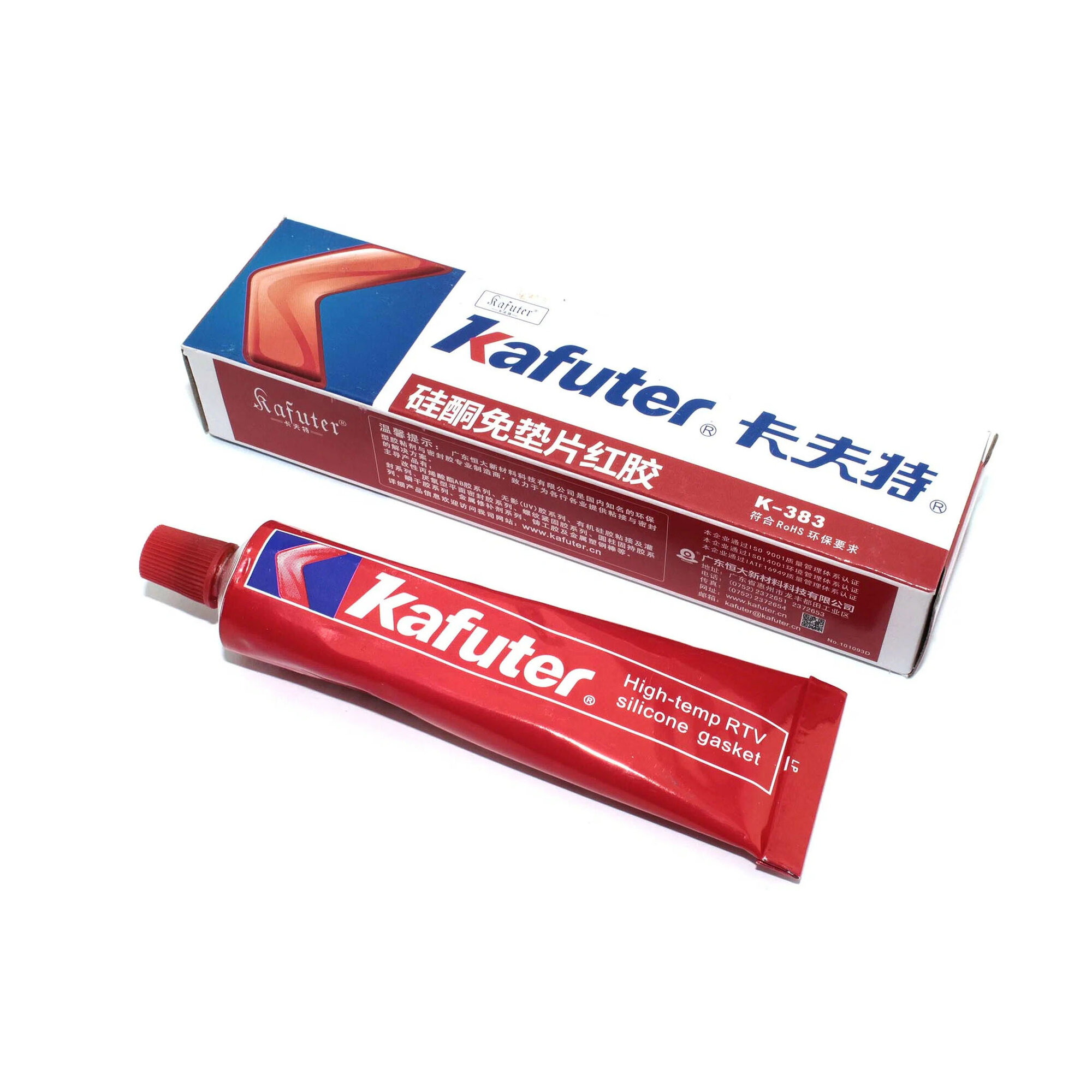 Высокотемпературный силиконовый герметик Kafuter K-383 красный 55 грамм