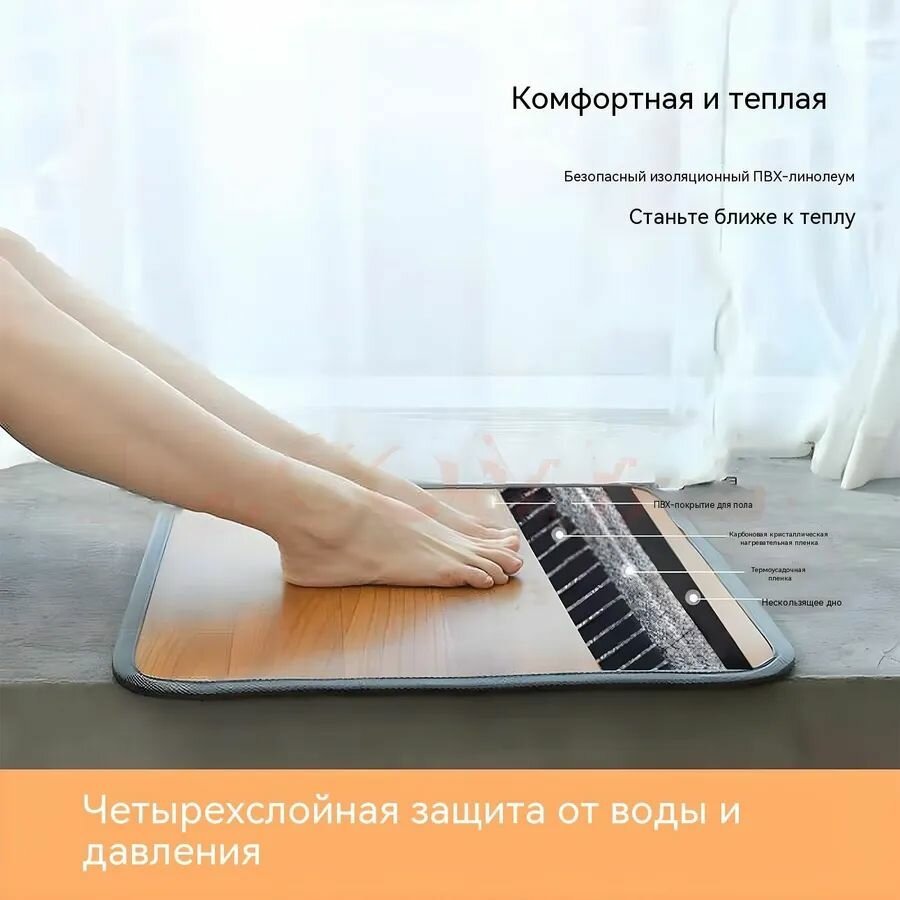 Ковер с подогревом Греющий коврик с графеном