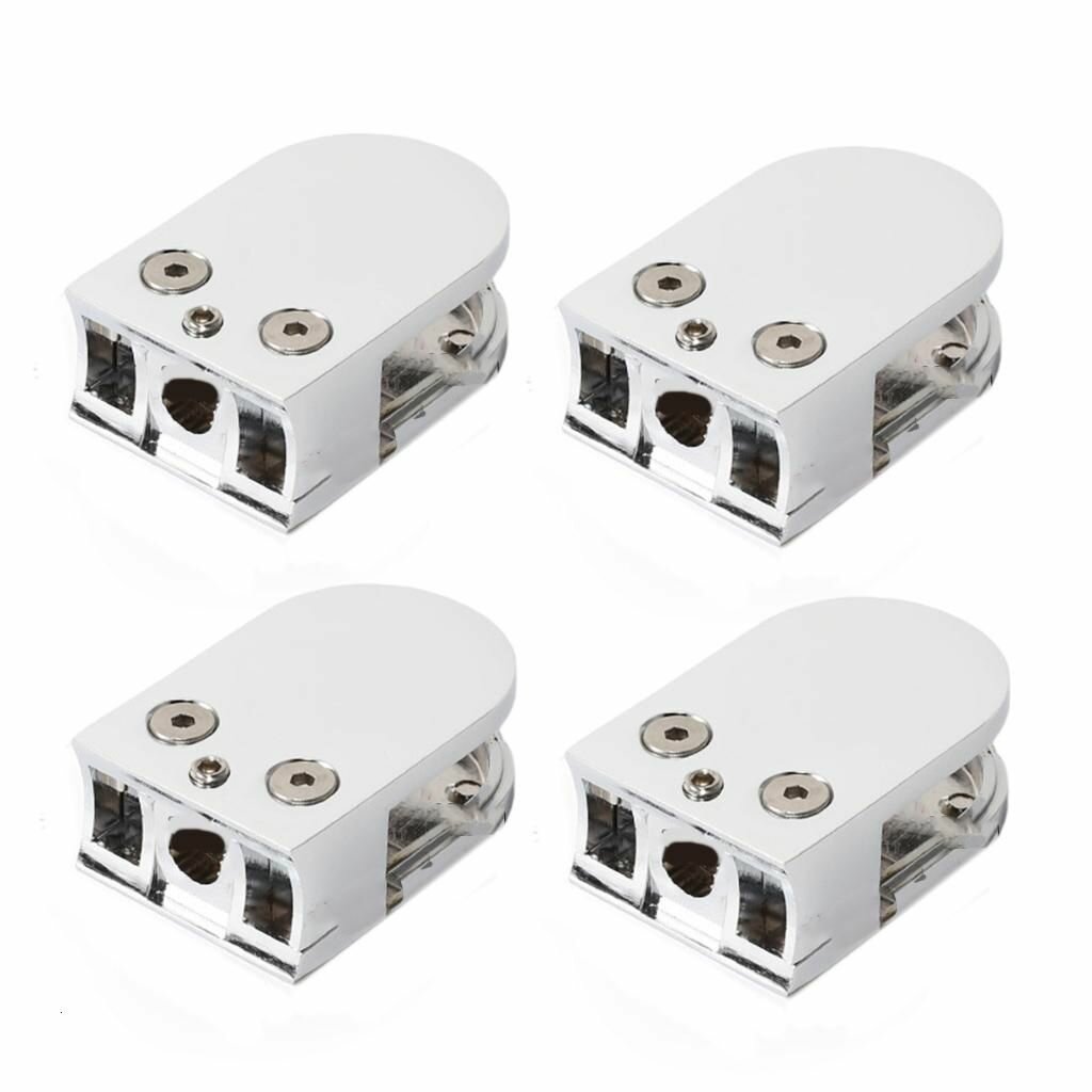 Универсальный крепеж для стекла с антикоррозийным покрытием и защитой для детей, Светильник с дуговым дном - Средний размер