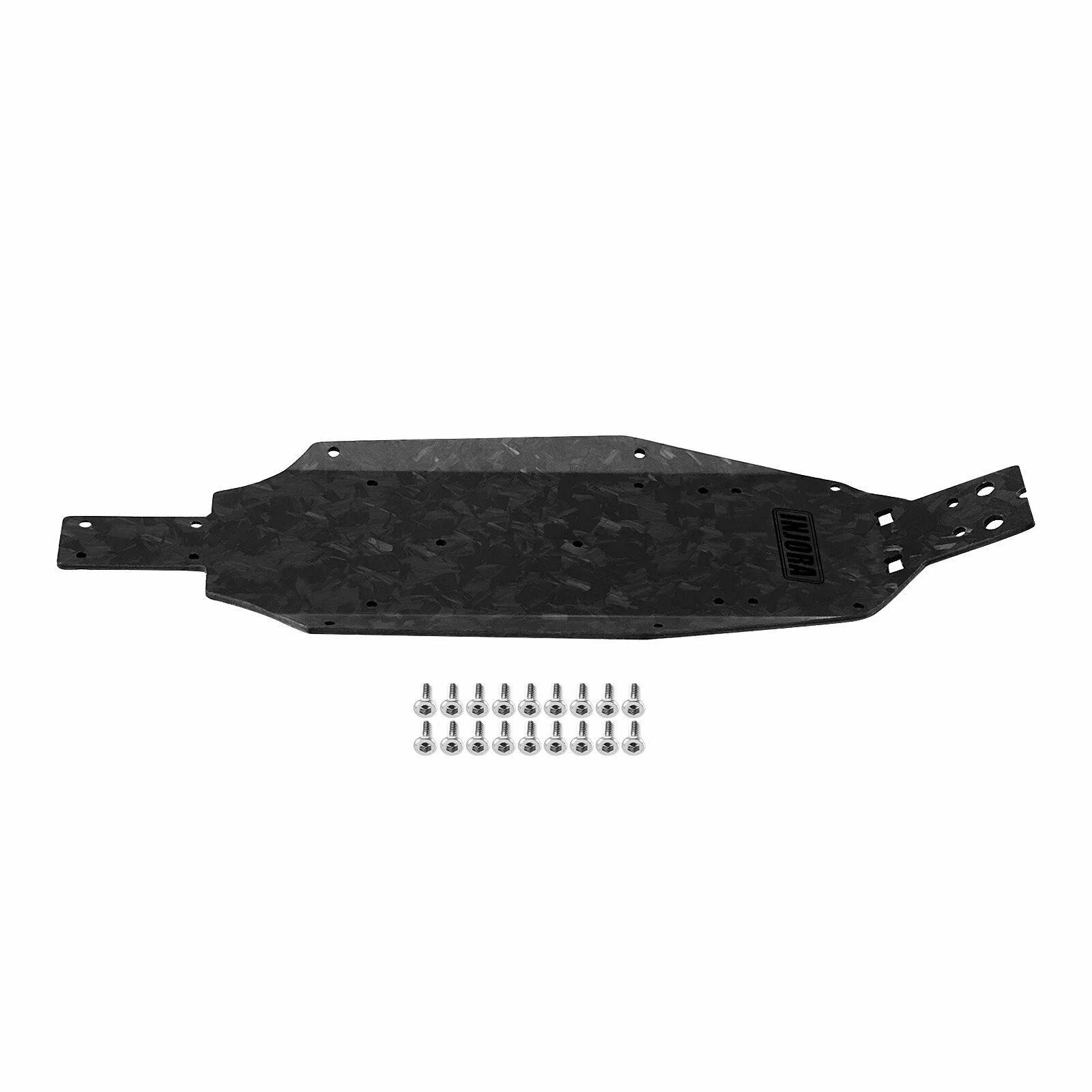 INJORA Крыло из углеродного волокна для Losi Micro-B 1/24, Carbon Fiber Chassis