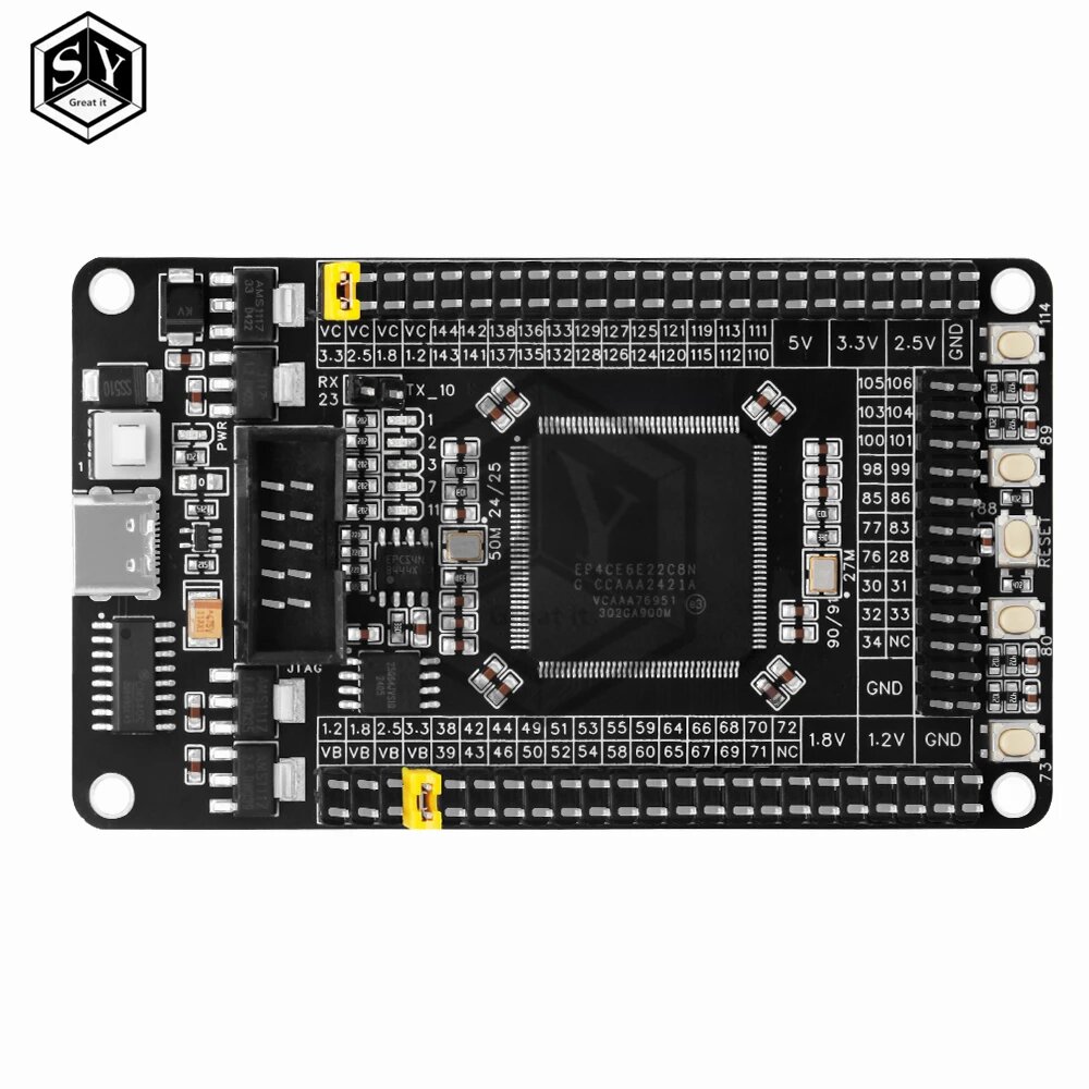 2,5 В Altera CycloneIV EP4CE6E22C8N Макетная плата FPGA Основная плата Системная плата для Arduino