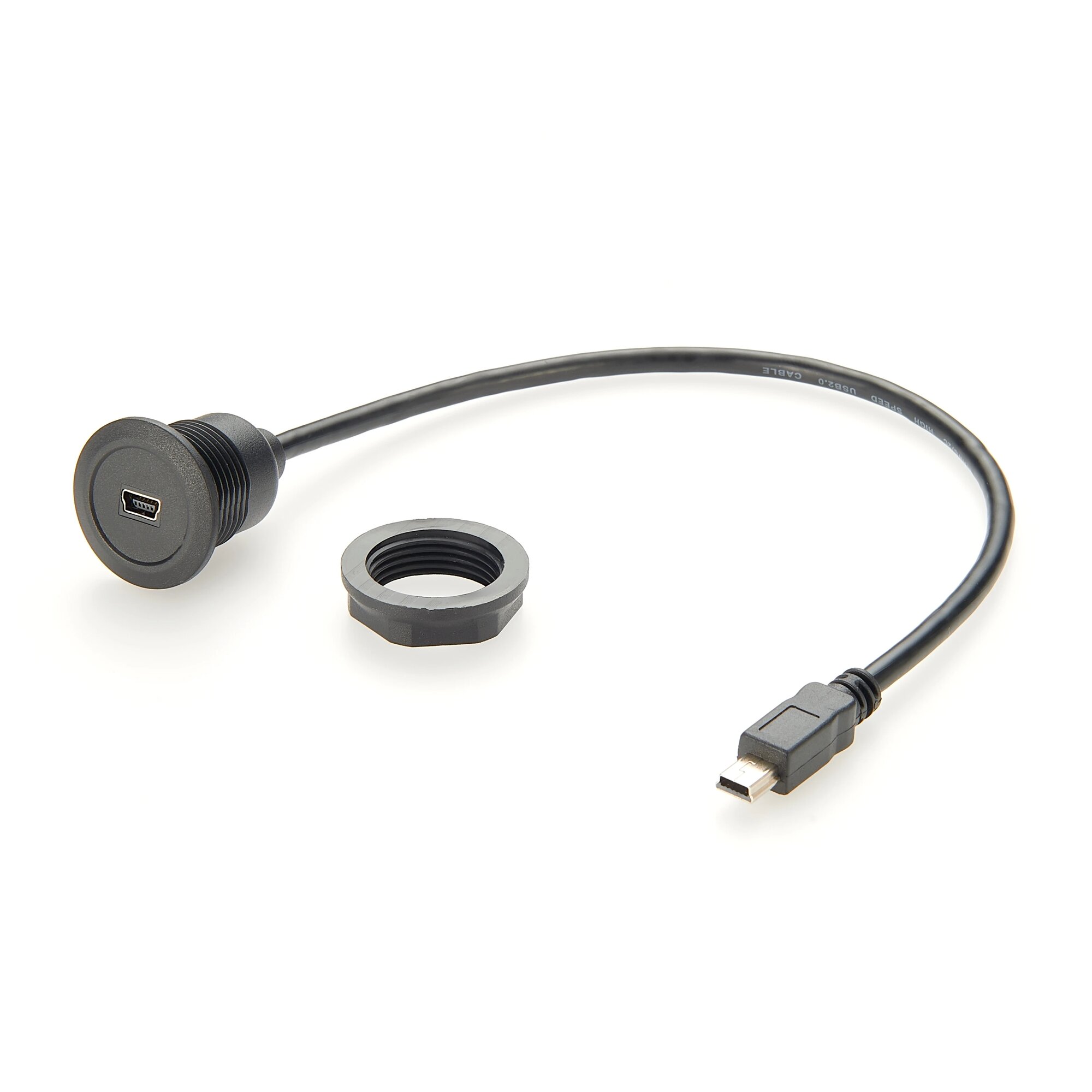 Mini USB кабель-удлинитель для панели, 5-контактный разъем Mini B 2.0