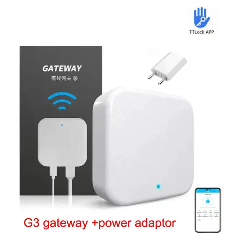 TTLOCK G3 Wi-Fi шлюз с адаптером для умных замков