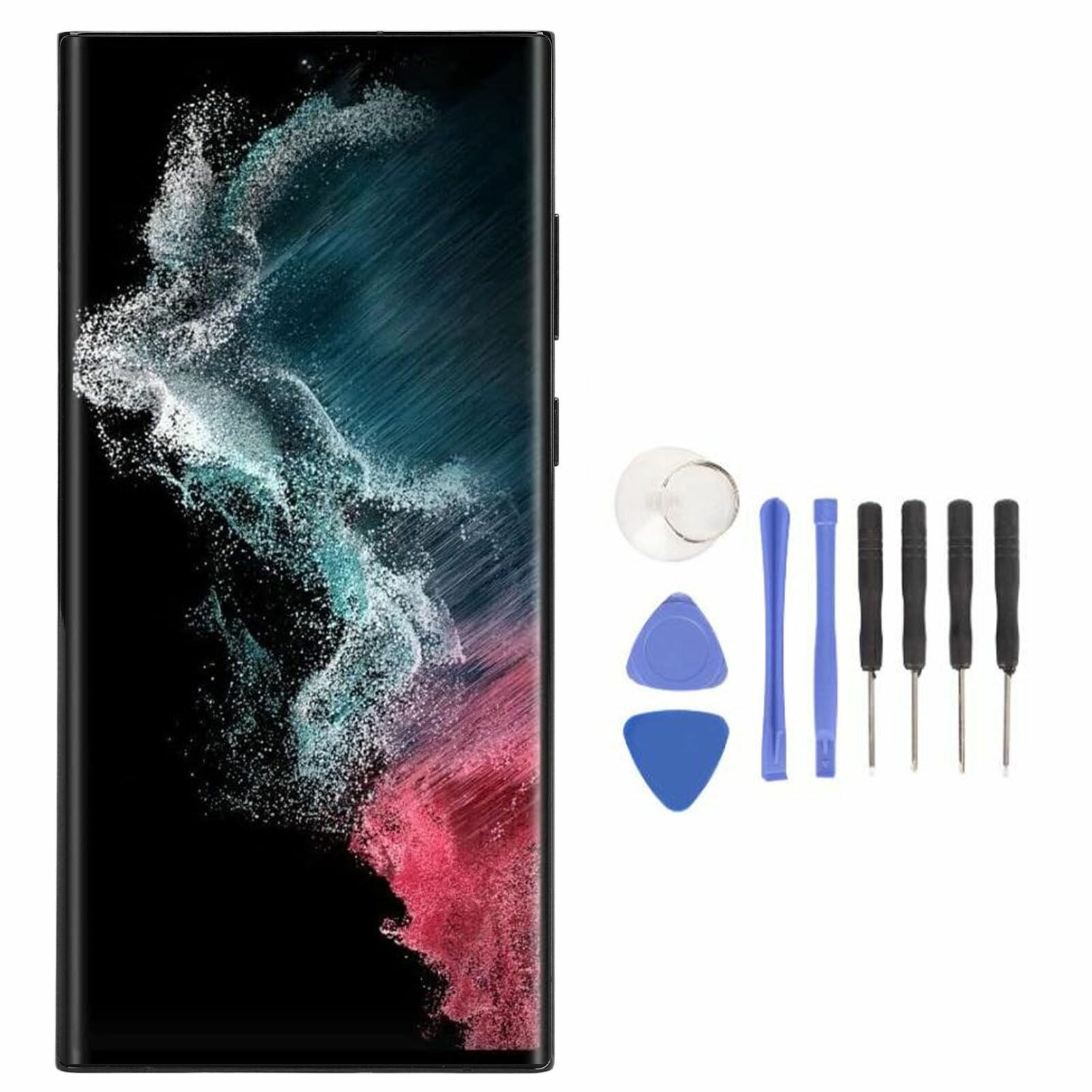 Экран для Galaxy S22 Ultra, ЖК-дисплей, черный